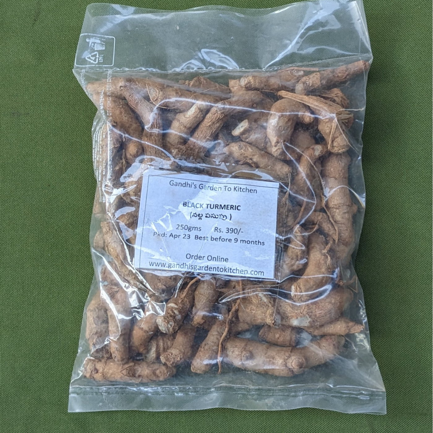 Black Turmeric Seed Rhizomes